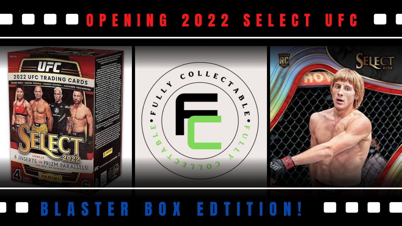 Opening a 2022 Select UFC Blaster Box - Stacked! - YouTube