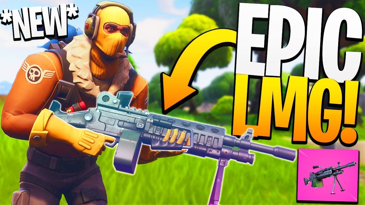 The *NEW* LMG is the BEST At This! - PS4 Fortnite BR NEW Gun! - YouTube