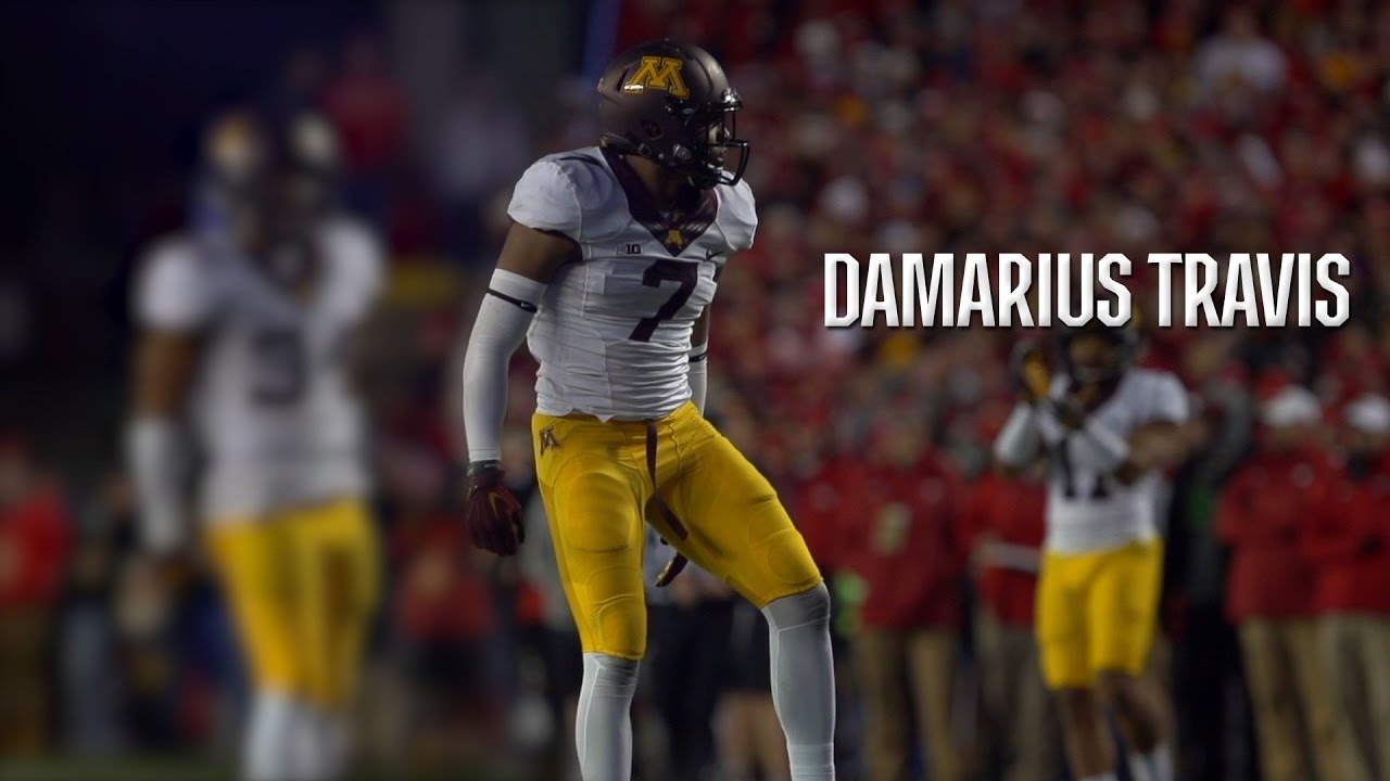 Damarius Travis: Gopher Football Career Highlights - YouTube