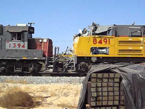 UP 8491 dead-head to Oxnard Ca - YouTube