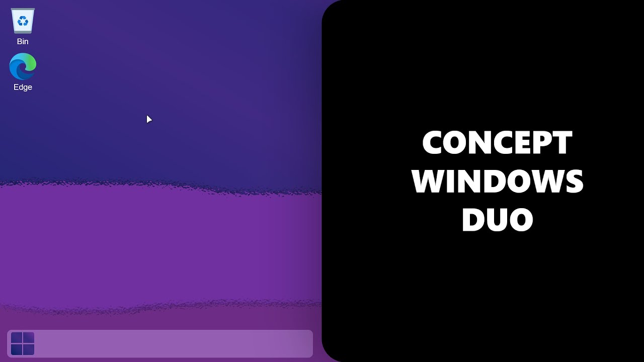 Windows DUO Concept - YouTube
