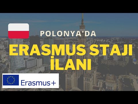 Erasmus Staj Duyurusu-  Polonya'da Erasmus Stajı