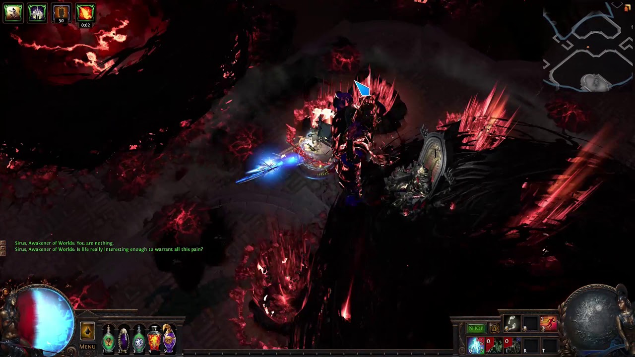 Path of Exile 3.10 Sirus Awakening Level 8 - YouTube