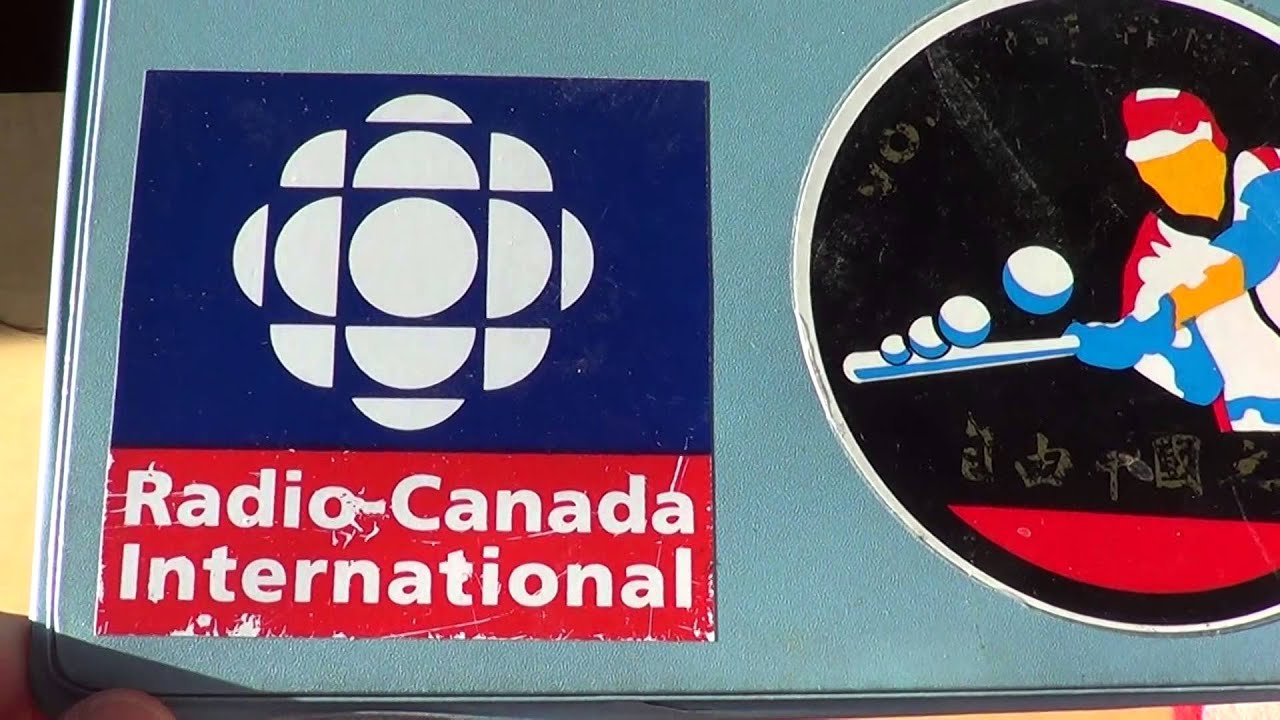 Collection of stickers and pennants from Shortwave radio stations - YouTube