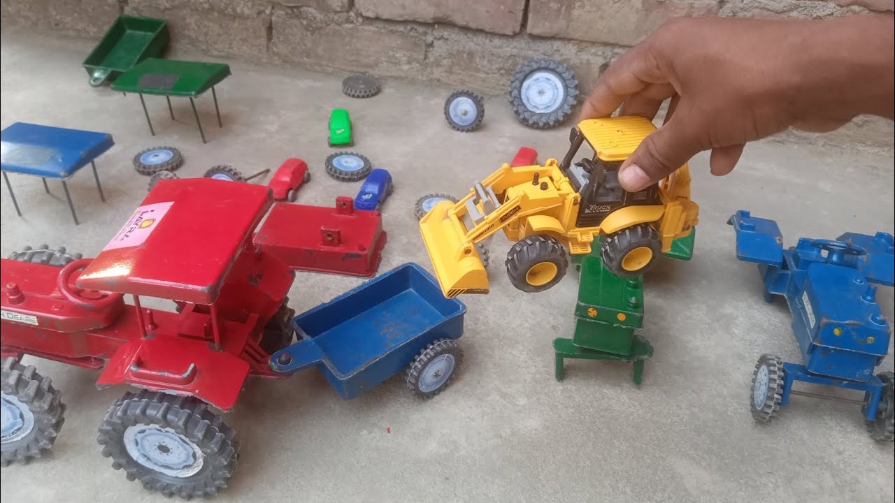 Mini tractor trolley parts set. jcb 3854, mahindra, sonalika, John ...