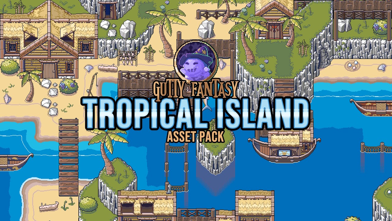 Tropical Island Game Assets - YouTube