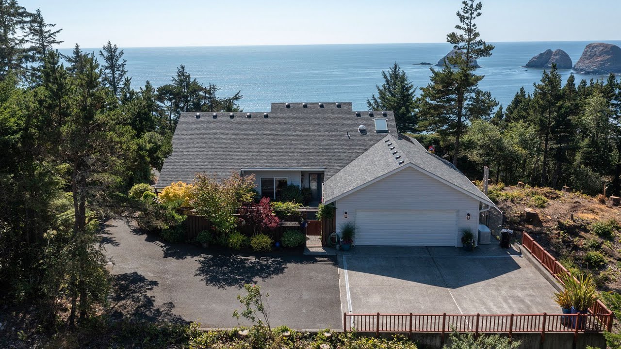 Single level ocean view home on the Oregon coast - YouTube