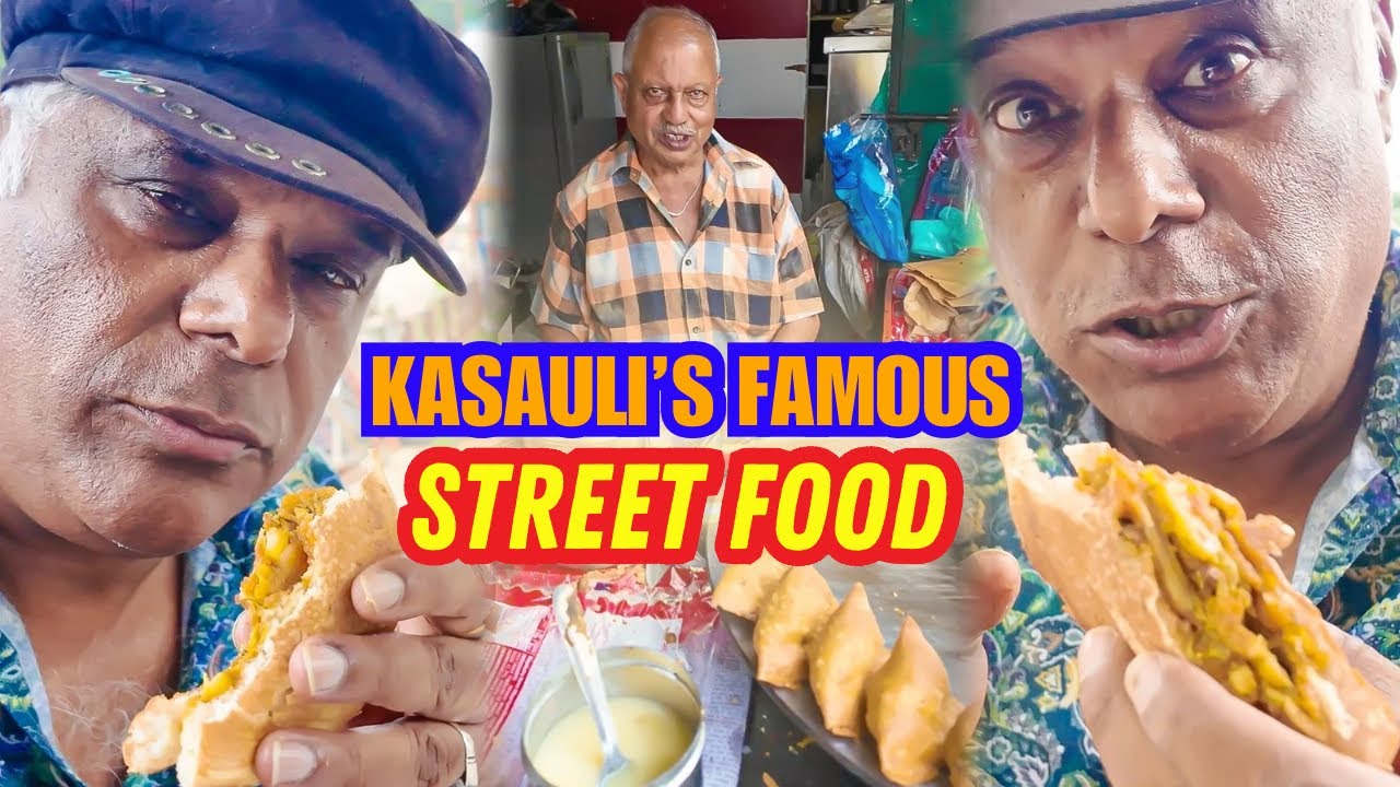 MUST TRY Kasauli’s Famous Street Food “ BUN SAMOSA ” 😍😋 - YouTube