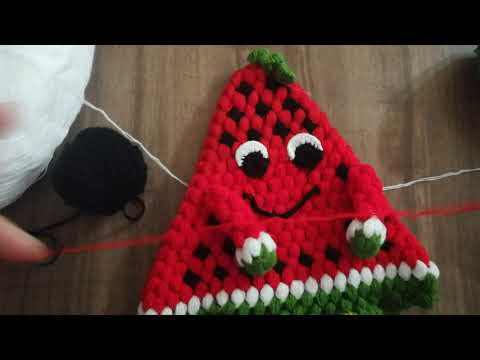 🍉 Karpuz 🍉 Kese Lif Yapımı🍉 Tasarım  @Hanımın Elemeği