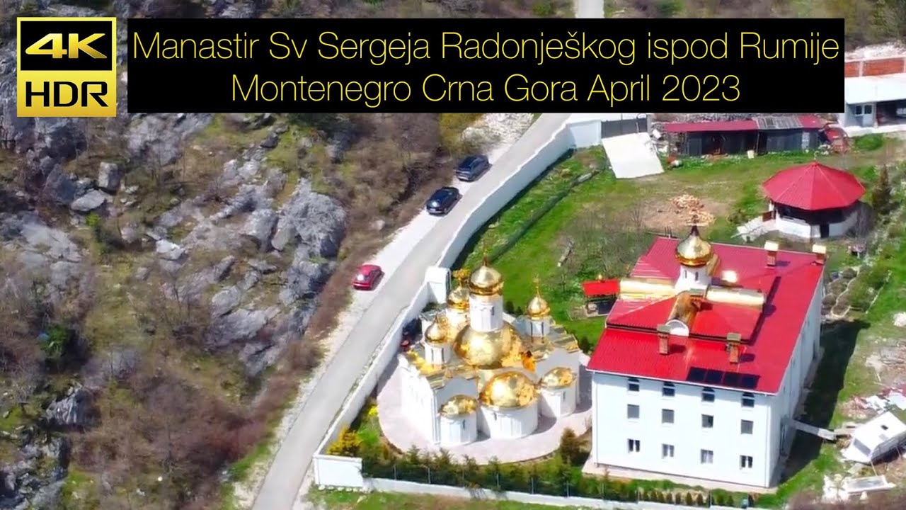 Manastir Sv Sergeja Radonješkog ispod Rumije Montenegro Crna Gora April ...
