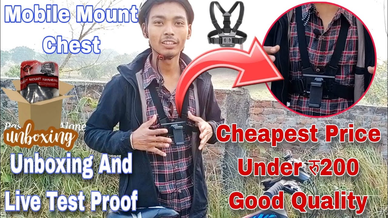 Chest Mount Phone Holder || रु 200 Under 😱 Chest Phone Holder - YouTube