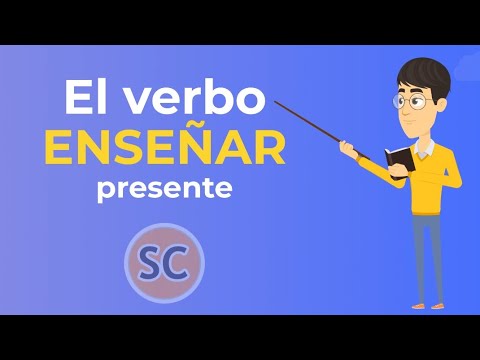 Learn how to conjugate the verb to teach in present tense #enseñar #toteach #spanishconjugation ...