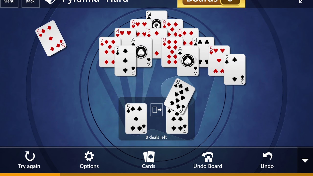 Microsoft Solitaire Collection: Pyramid - Hard - January 15, 2017 - YouTube