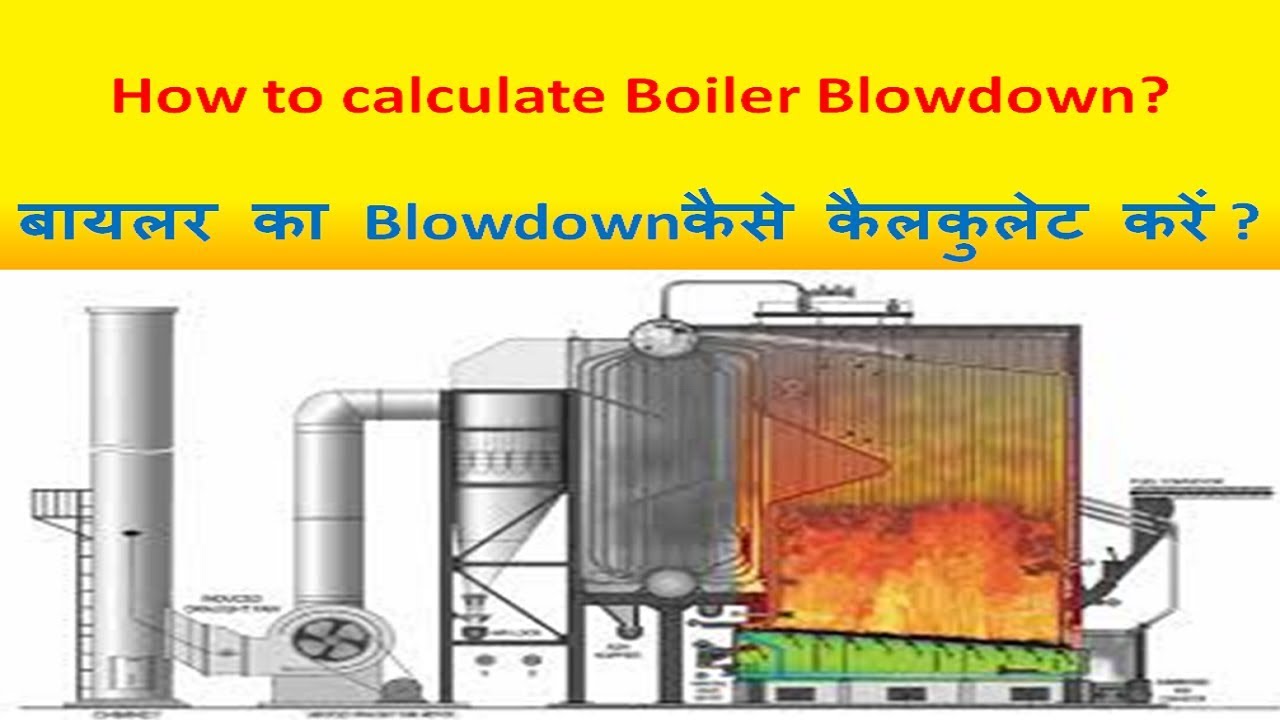 How to calculate Boiler Blowdown in Hindi - YouTube