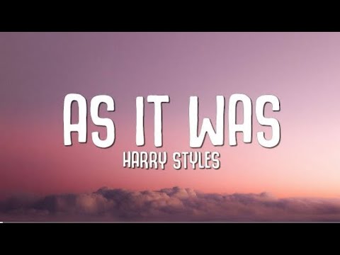 harry styles - as it was (lyrics)
