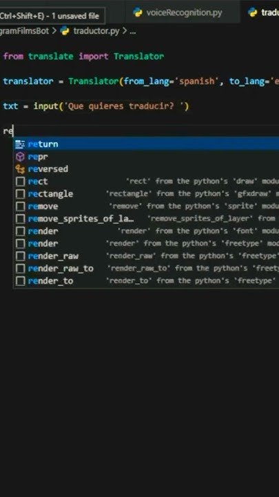 Traductor con Python - YouTube