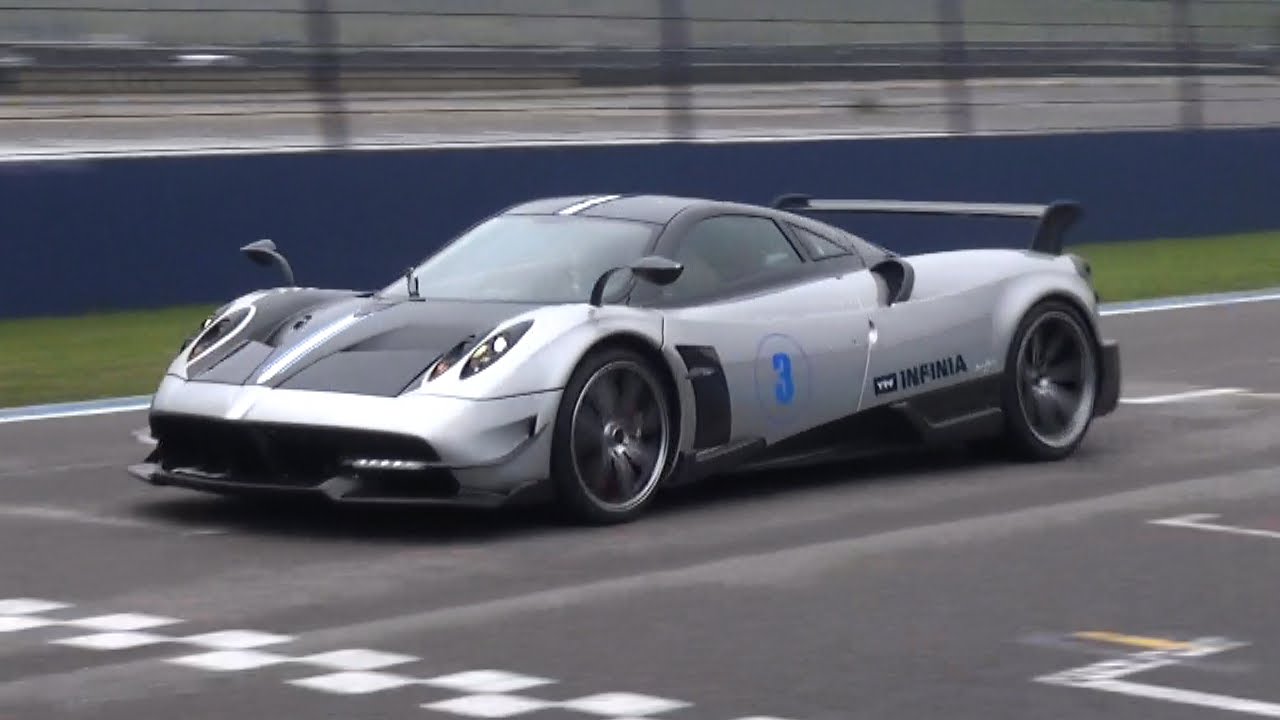 Pagani Huayra BC High Speed Fly Bys, Loud Backfires, Glowing Turbo ...
