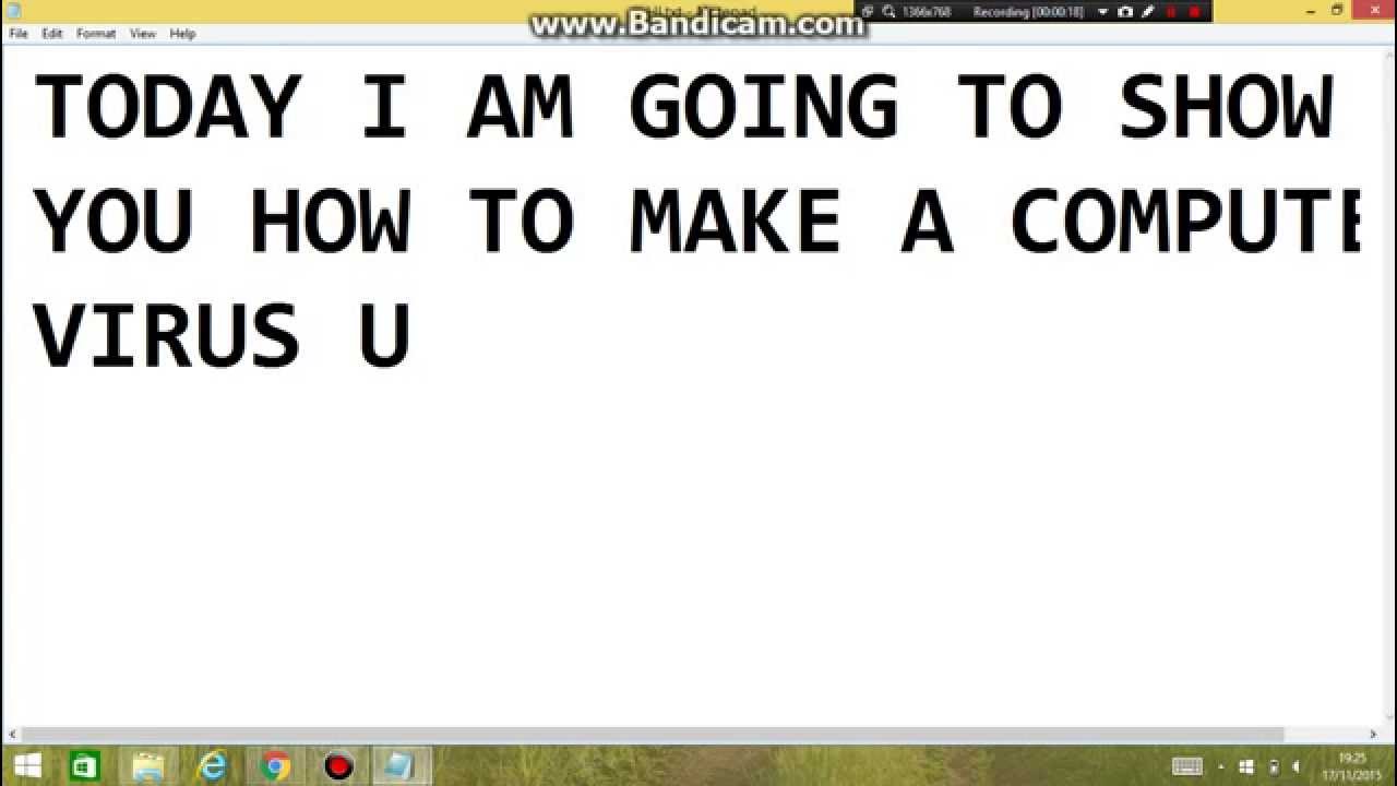 How to Create a Awesome (Harmless) Computer Virus Prank (Fake Virus ...