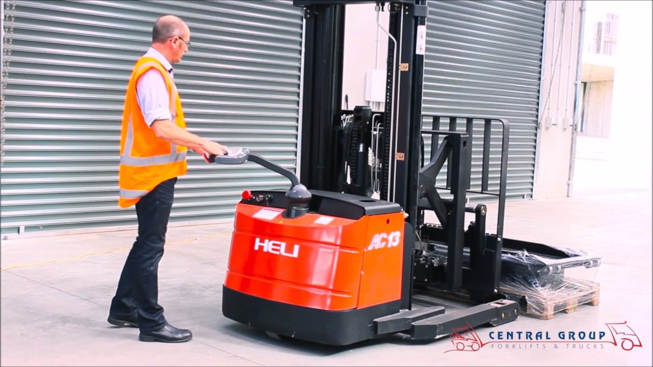 Walk behind forklift Heli Forklift Trucks Used and New for Sale - YouTube