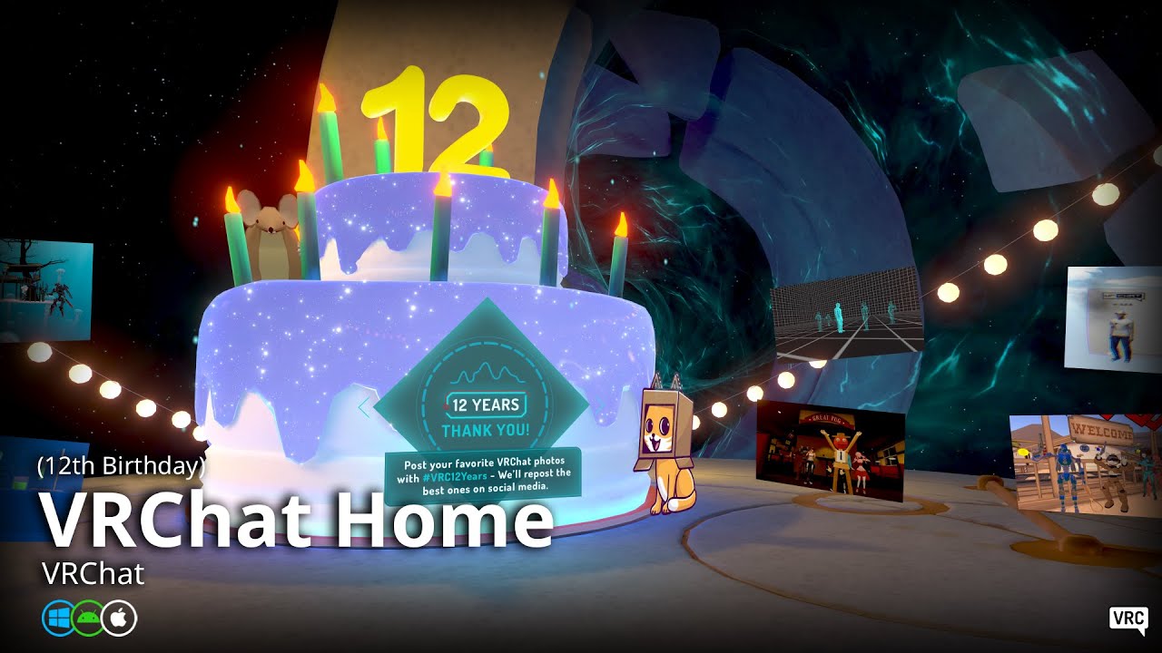 VRChat Home (12th Birthday) | VRChat World Showcase - YouTube