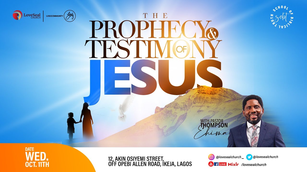 SOBT || Midweek Service || The Prophecy & Testimony of Jesus || Oct. 11 ...