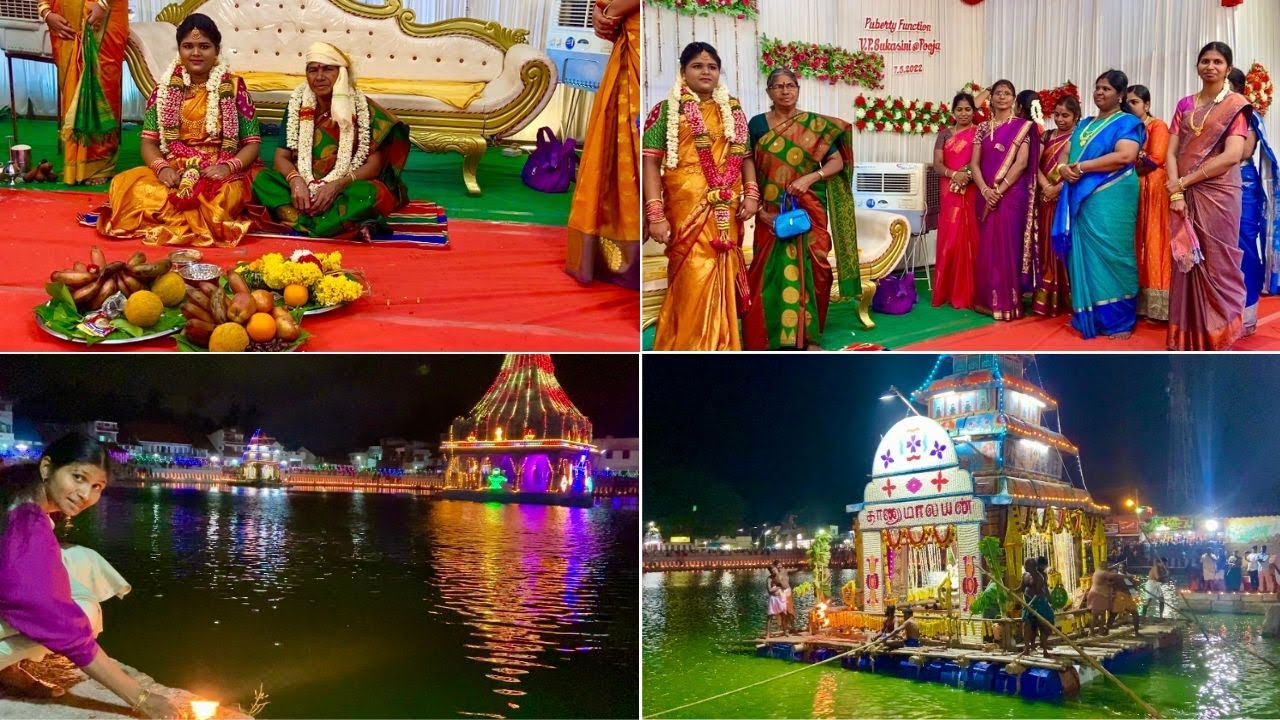 Nagercoil Puberty Grand Ceremony | Half Saree Function | Theppam Festival | DIML - YouTube