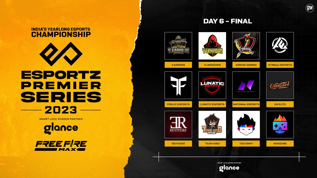 ESPORTZ PREMIER SERIES 2023 | Free Fire MAX | Q2 | DAY 6 @arrowgaming2 ...