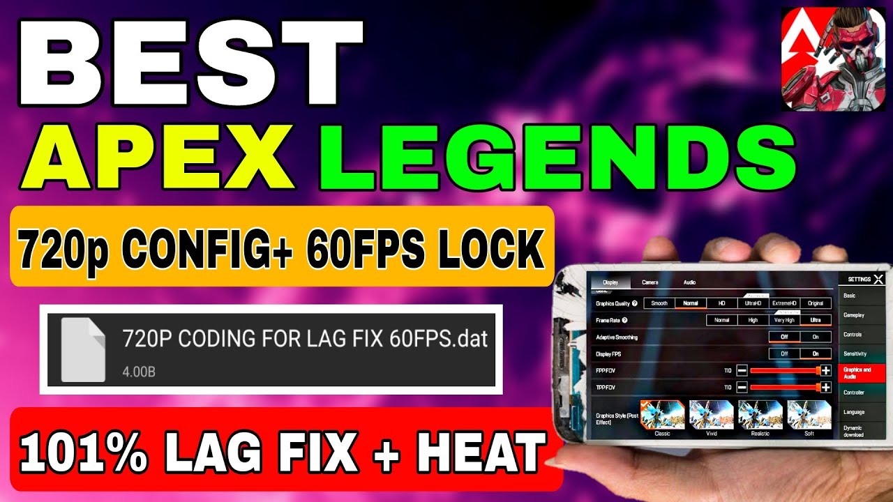 APEX LEGENDS FPS Boost 60FPS Unlock 2023 Lag Fix | Apex Legends Config ...