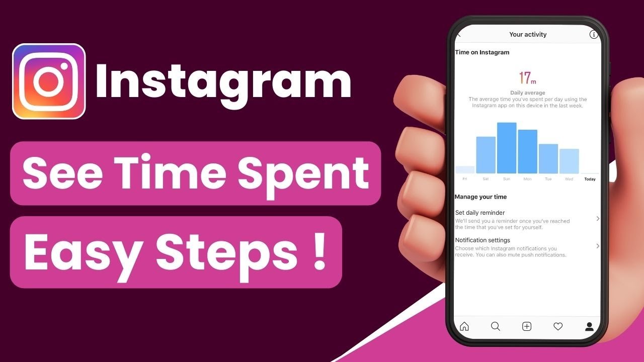 How to See the Time Spent on Instagram - YouTube