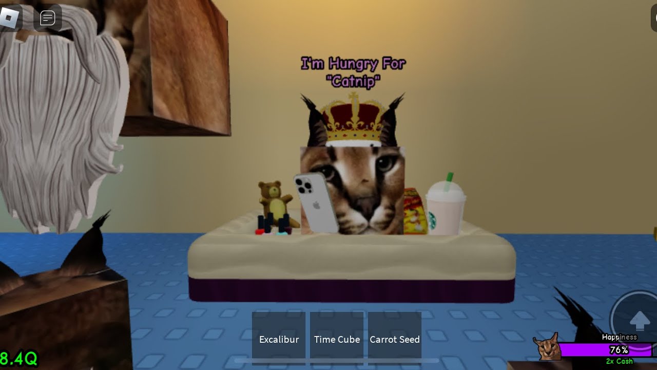 Every thing you can feed to the floppa queen - YouTube