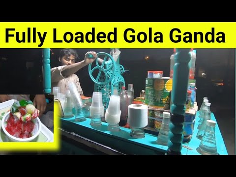 Multans Famous Fully Loaded Gola Ganda || Baraf Ka Gola || Bubak Travel Stories - YouTube