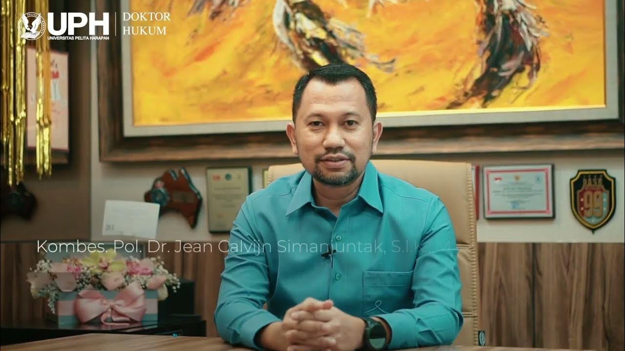 Alumni Stories - Komisaris Besar Polisi (Kombes. Pol.) Dr. Jean Calvijn Simanjuntak, S.I.K., M.H ...