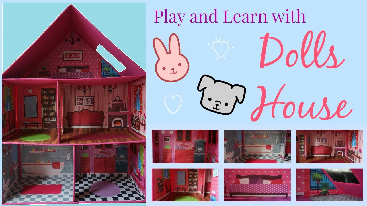 Little Princess Pop-up Dolls House - Learn Numbers, Colors & Different ...