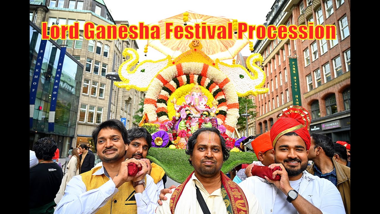 Lord Ganesha Festival Procession - YouTube