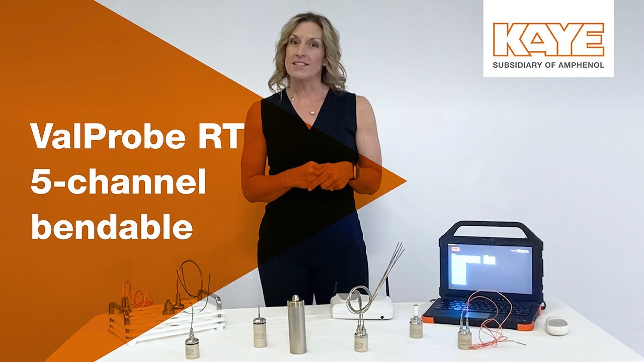 Kaye ValProbe RT 5-Channel Bendable Logger - YouTube