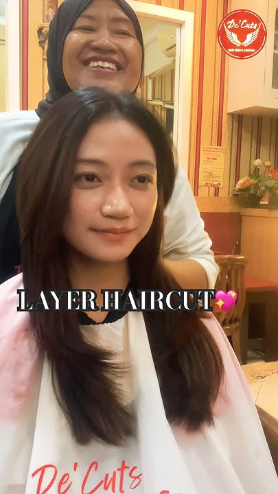 Kalo Tangan stylingnya keren pasti bikin kmu tambah cantik #layerhaircut #trendingshorts#haircut ...