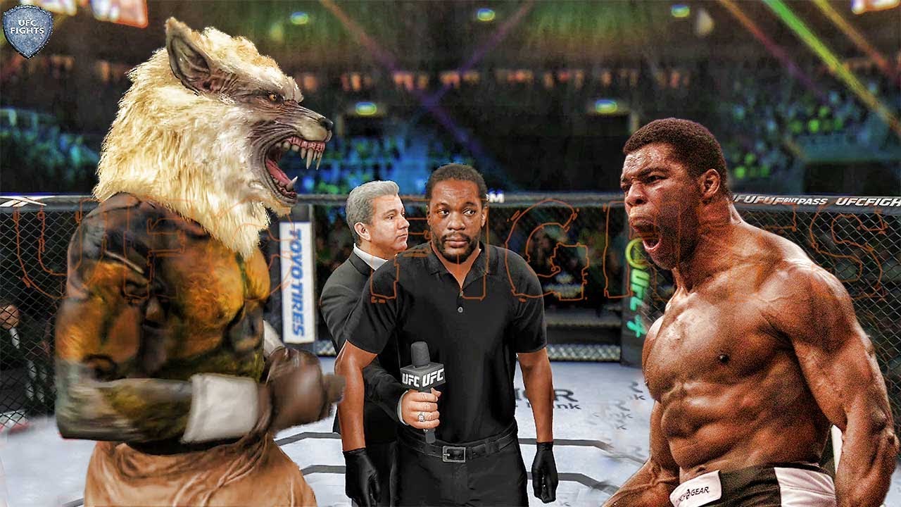 Mike Tyson vs Wolf Match UFC Fights - YouTube