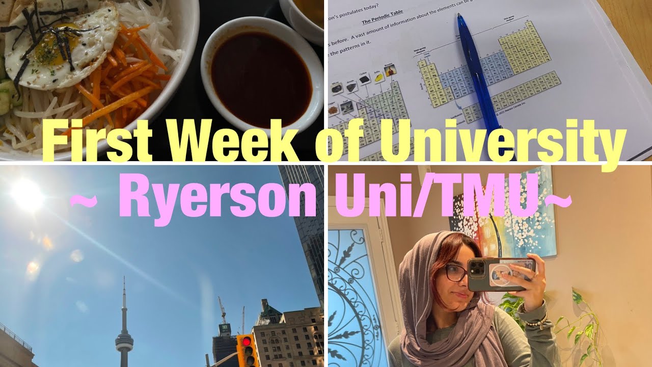 Starting University 😀| Ryerson/TMU | - YouTube