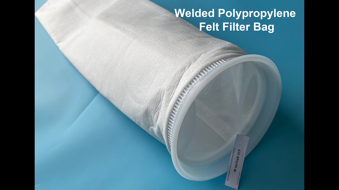 welded polypropylene felt filter bags-filterworkshop - YouTube