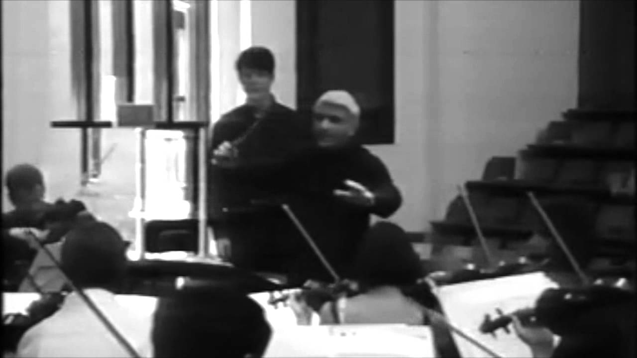 George Hurst teaches conducting at Canford - YouTube