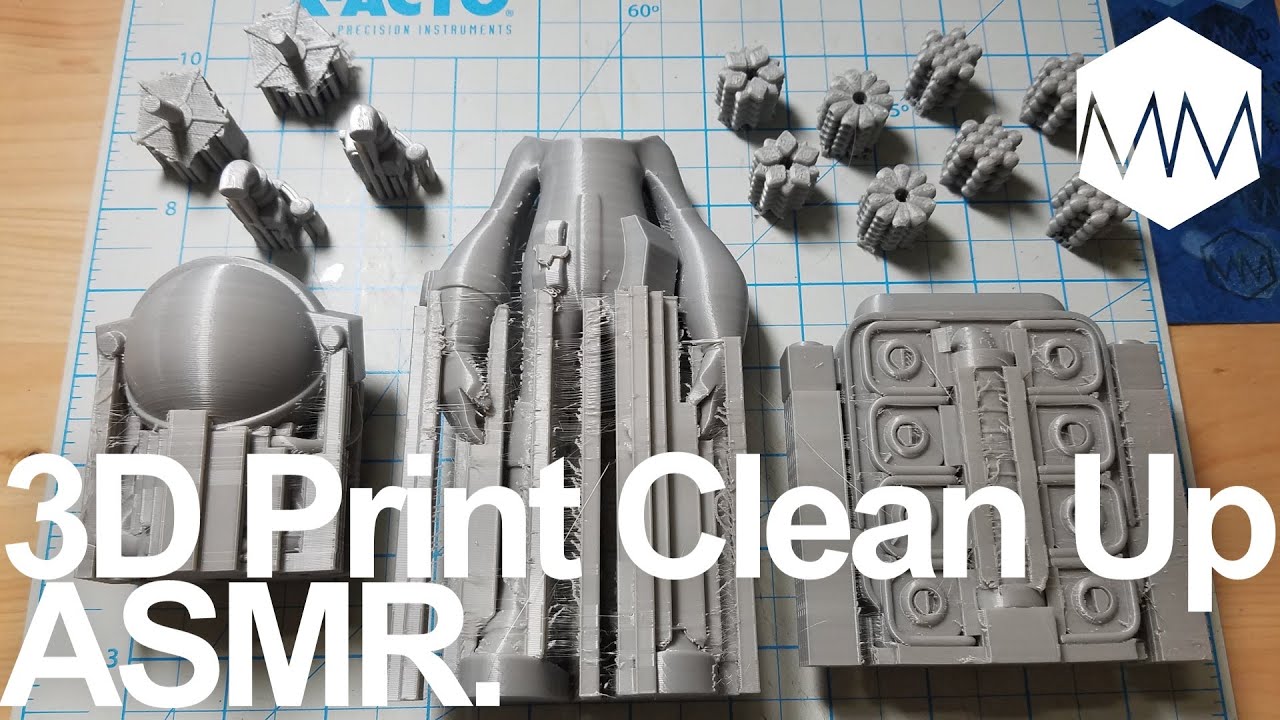 3D Printed Astroneer Figure // Print Clean Up ASMR - YouTube