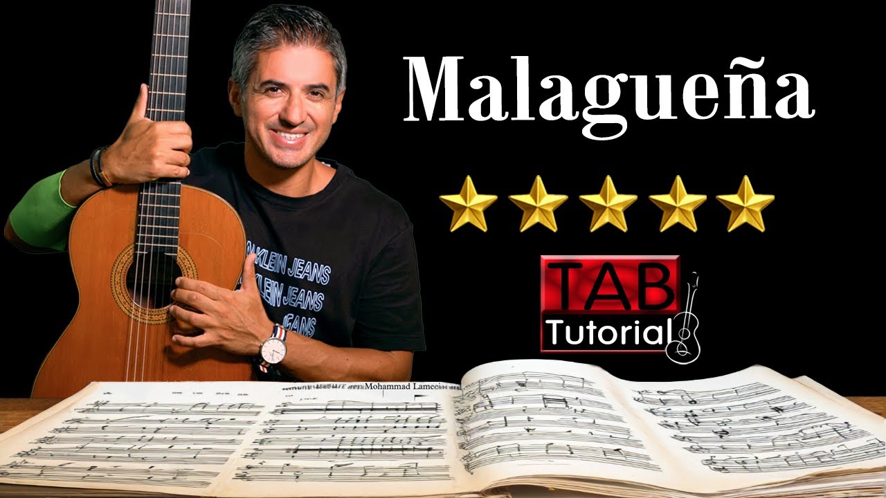 Malagueña | Fingerstyle Guitar Tutorial + Sheet & Tab - YouTube