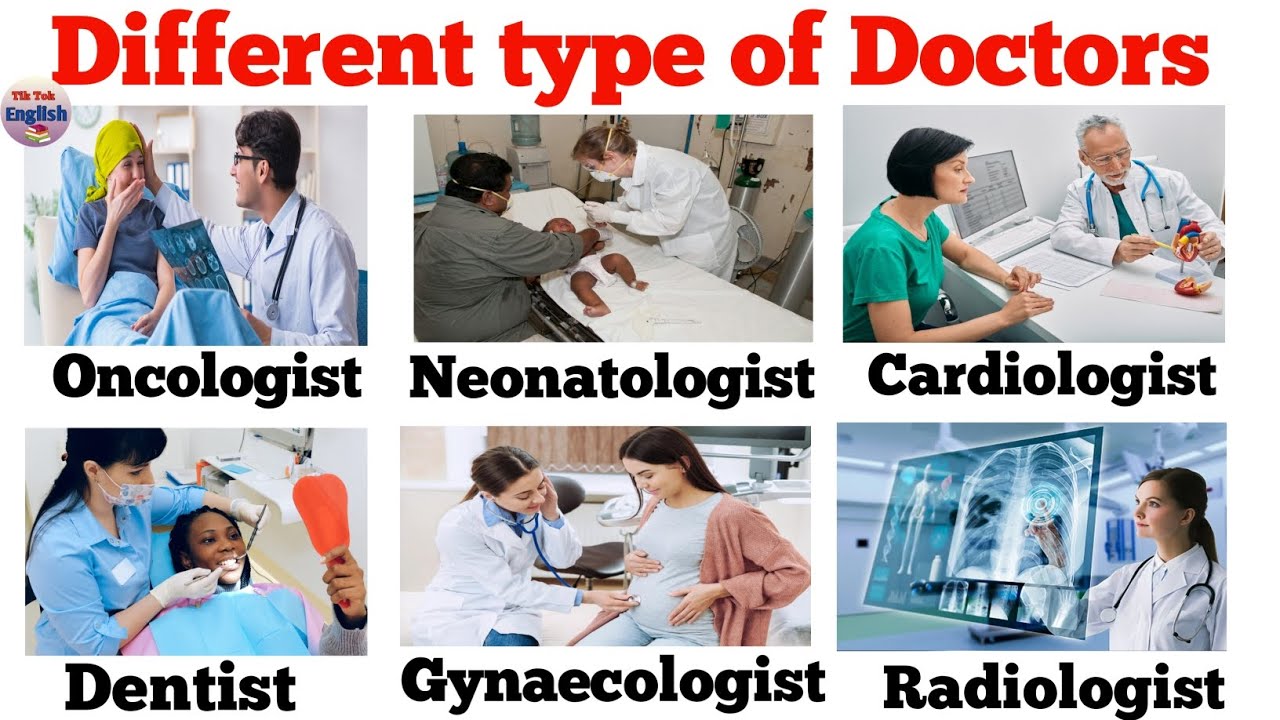 Different types of Doctors || Doctors names in English || doctors👨‍⚕ ...
