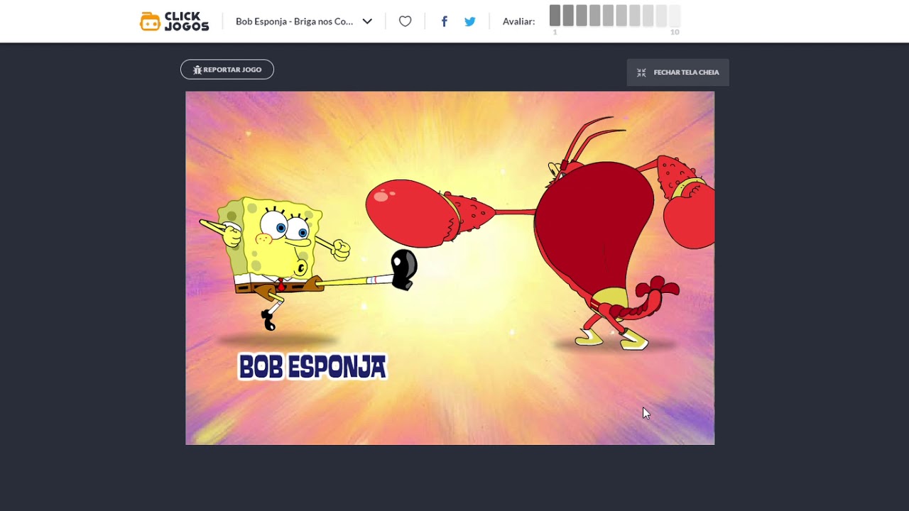 Bob Esponja Briga nos Corais Click Jogos Google Chrome 19 05 2019 09 21 12 - YouTube