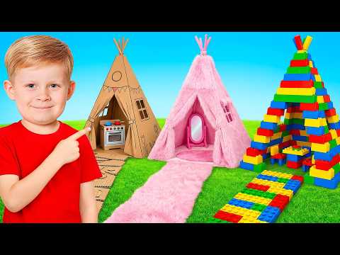 Kids Build Playhouses + More Fun Challenges