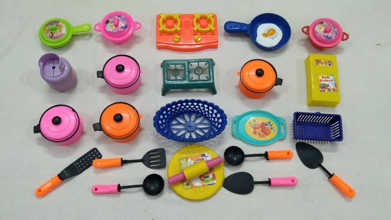 Mini Kitchen Set ||Mini Kitchen Cooking||Unboxing Mini Kitchen set ...