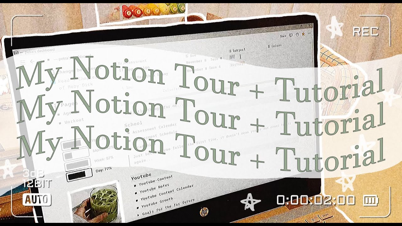 💻 My Notion Tour + Tutorial - Tips To Easily Organize Your Life With ...