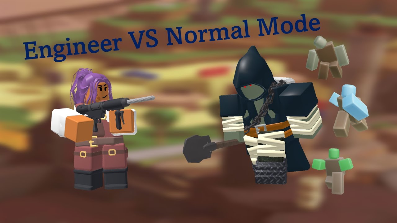 One Engineer VS Normal Mode TDS Roblox - YouTube
