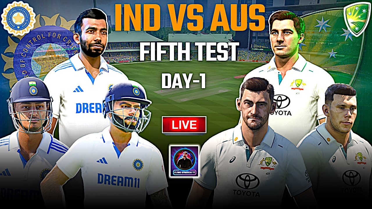 BGT 2024 Live | India Vs Australia | Fifth Test Match Day-1 | Cricket24 ...