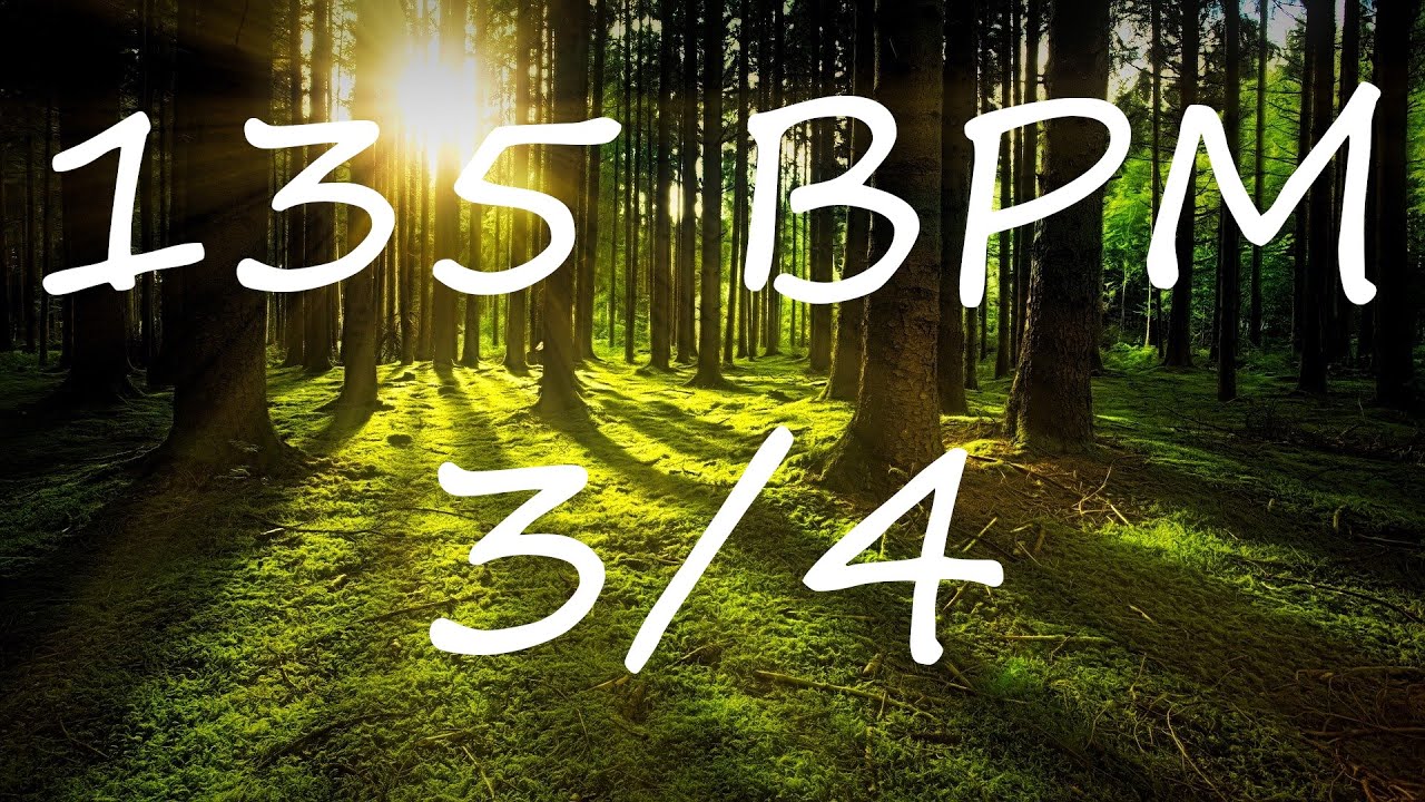 135 BPM 3/4 Claves Metronome - YouTube